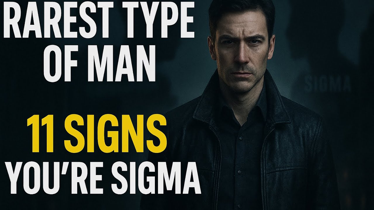 11 Signs You Are A Sigma Male – The Rarest of All Men - YouTube