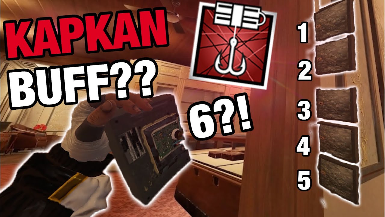 The *NEW* Kapkan Trap is kinda NUTS in Rainbow Six Siege - YouTube