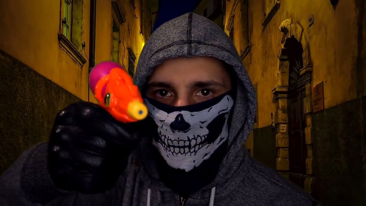 ASMR Robbing You 🔫 (role play asmr, whisper, leather gloves sounds ...