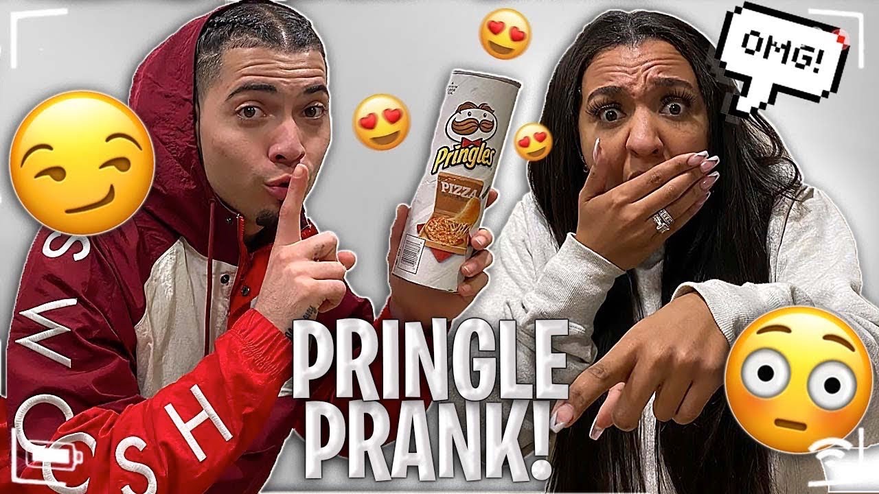 Pringles Prank on Girlfriend!!! *UNEXPECTED REACTION* - YouTube