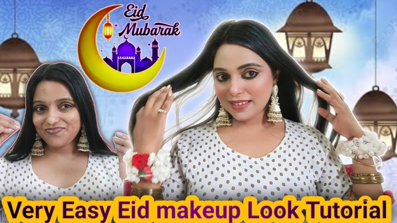 Eid Mubarak 🌙 | Eid Makeup Look Tutorial | Simple Easy Eid Makeup Look Step by Step | Eid ...