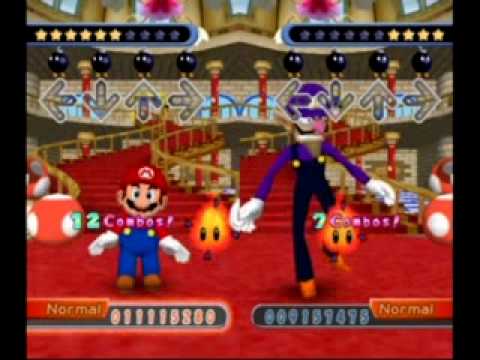 Dance Dance Revolution Mario Mix Story Mode - Waluigi Battle (Normal ...
