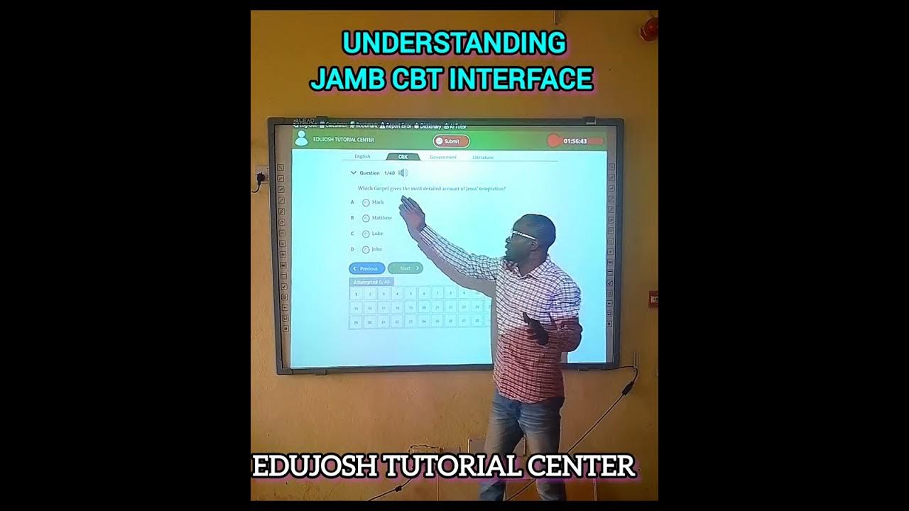 Understanding Jamb Cbt Interface Youtube