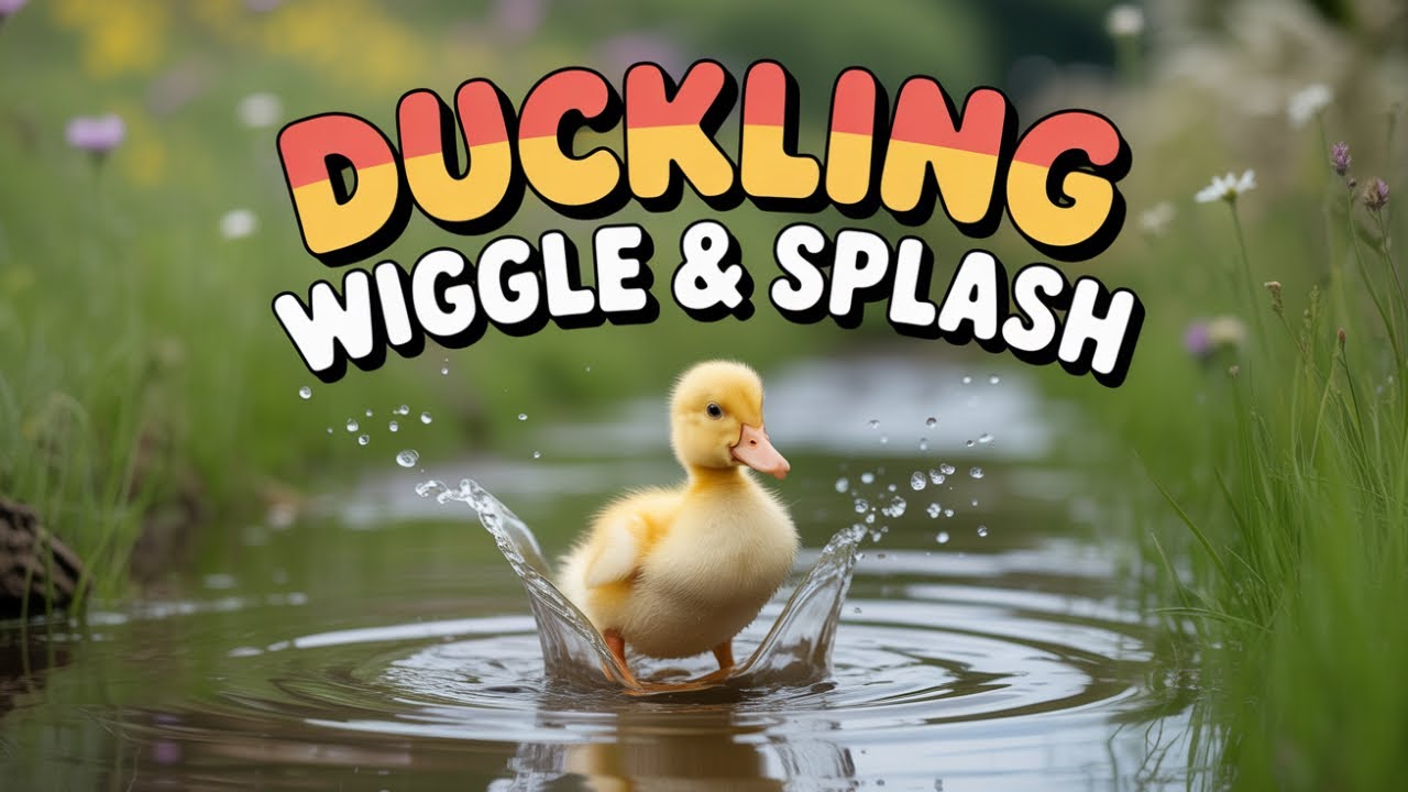 Duckling Wiggle & Splash – Quack Quack Duck Song & Nursery Rhyme - YouTube