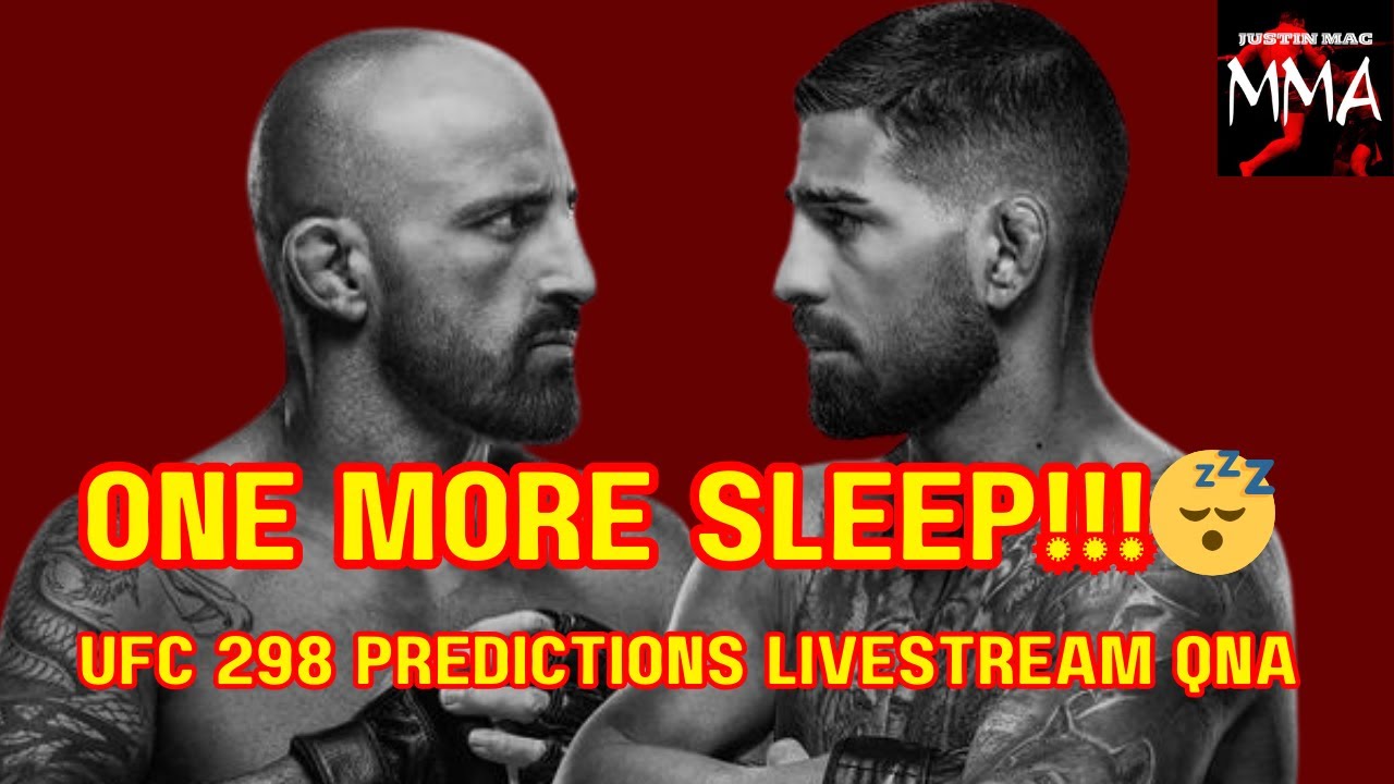 UFC 298 COUNTDOWN LIVESTREAM QNA - YouTube