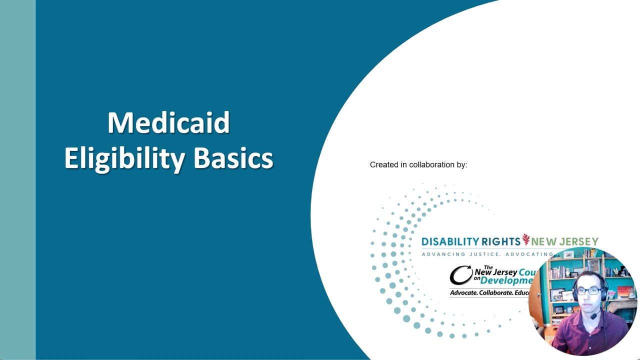 DRNJ NJCDD Medicaid Eligibility Basics 2024 - YouTube