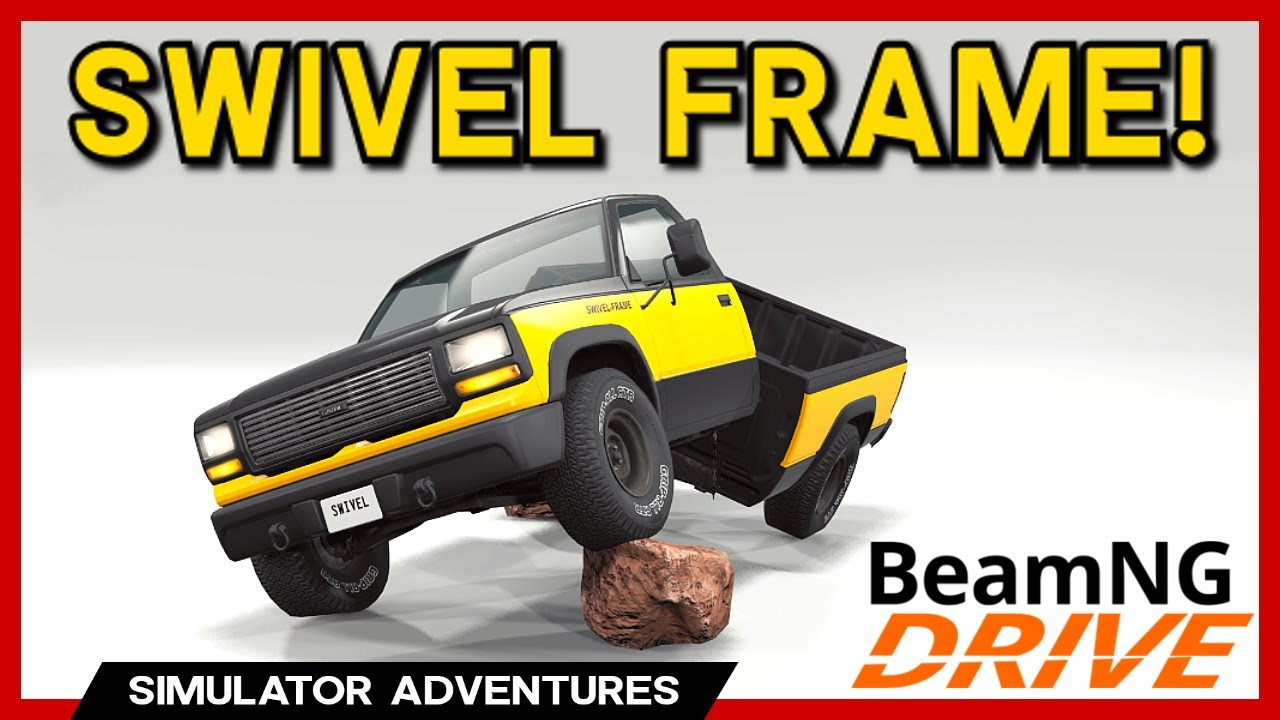 BeamNG - INSANE SWIVEL FRAME D-SERIES MOD! - YouTube