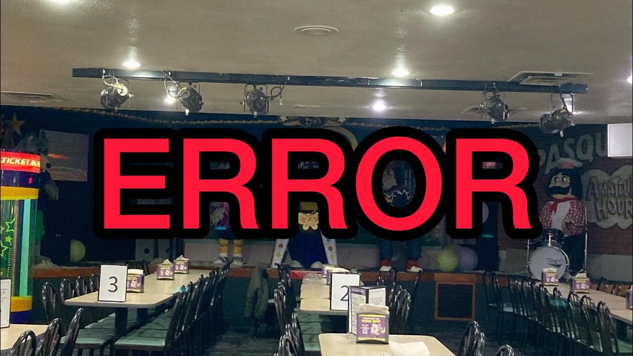 Chuck E Cheese Lynnwood, WA Stage Technical Error “Out Of This World ...