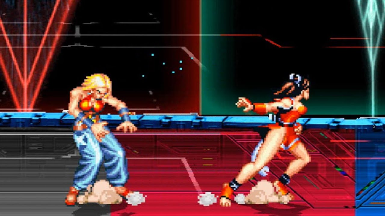 Mai Shiranui Vs. Blue Mary - Epic Garou Girls MUGEN Fight - YouTube