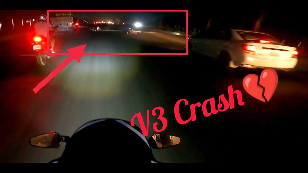 V3 Crash IN 300ft Highway - YouTube