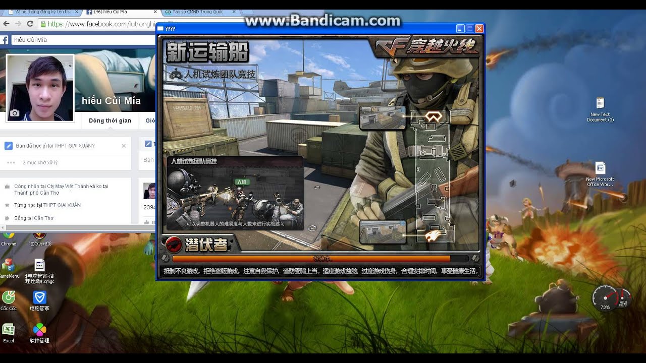 hieu cui mia tap choi CFQQ F4 - YouTube