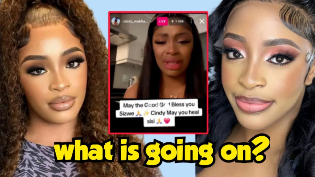 Cindy Makhathini breaking down live on Instagram! - YouTube