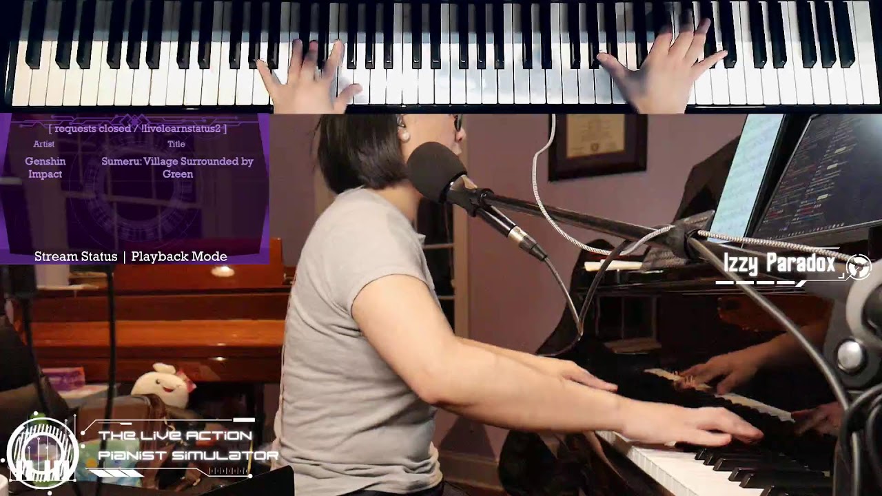 [live action pianist simulator] • i am a machine but cooler ...