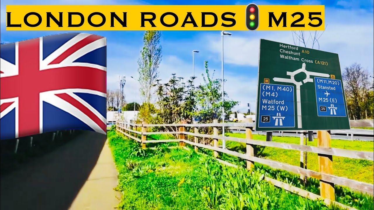 LONDON ROADS & DRIVING M25 / A10 / A406 GREAT CAMBRIDGE ROAD | LONDON ...