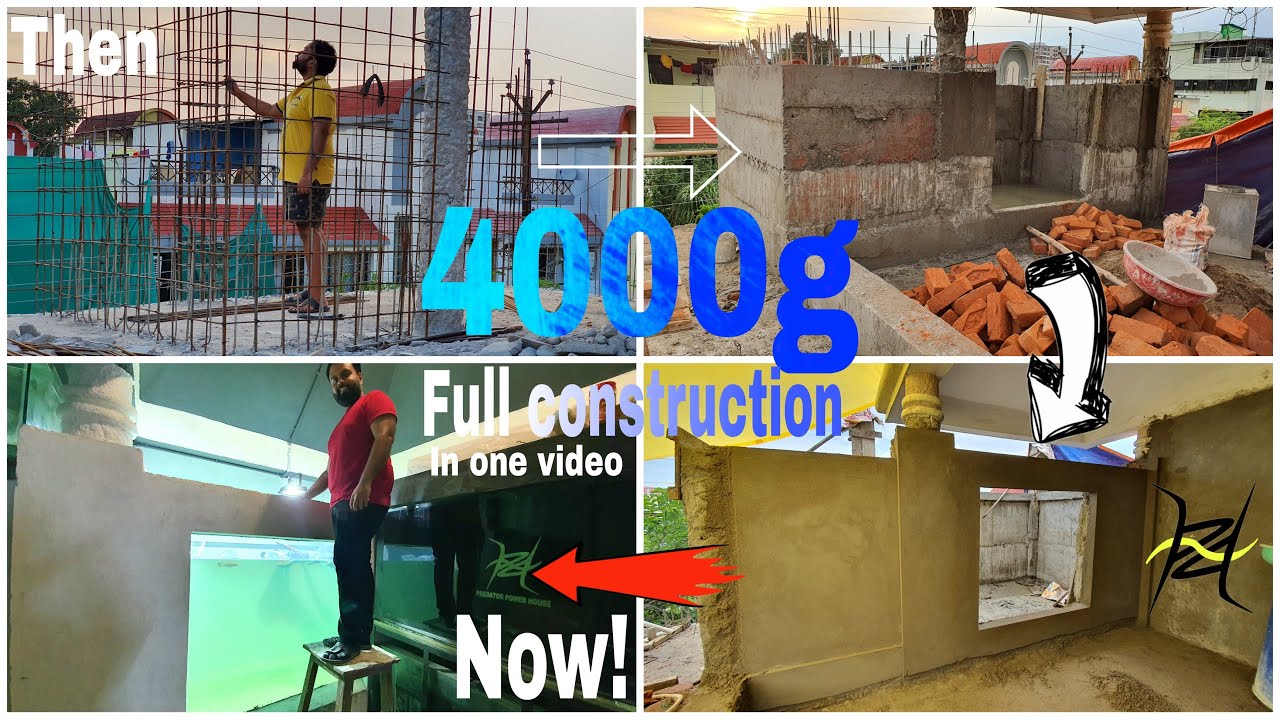 Full build of 4000g Mega tank | FULL Construction in one video ...
