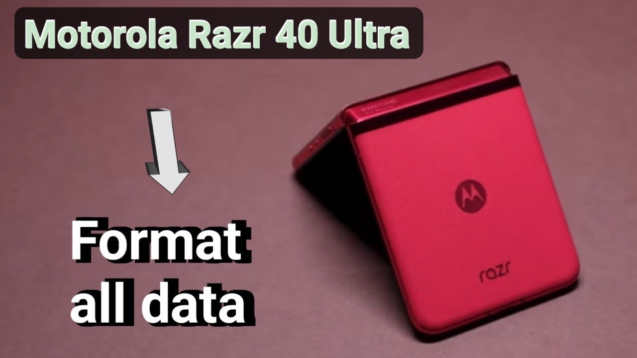 How to Format in Motorola Razr 40 5G Motorola Razr 40 5G factory reset ...