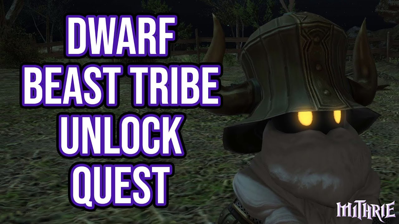 FFXIV 5.3 1456 Dwarf Beast Tribe Unlock Quest - YouTube