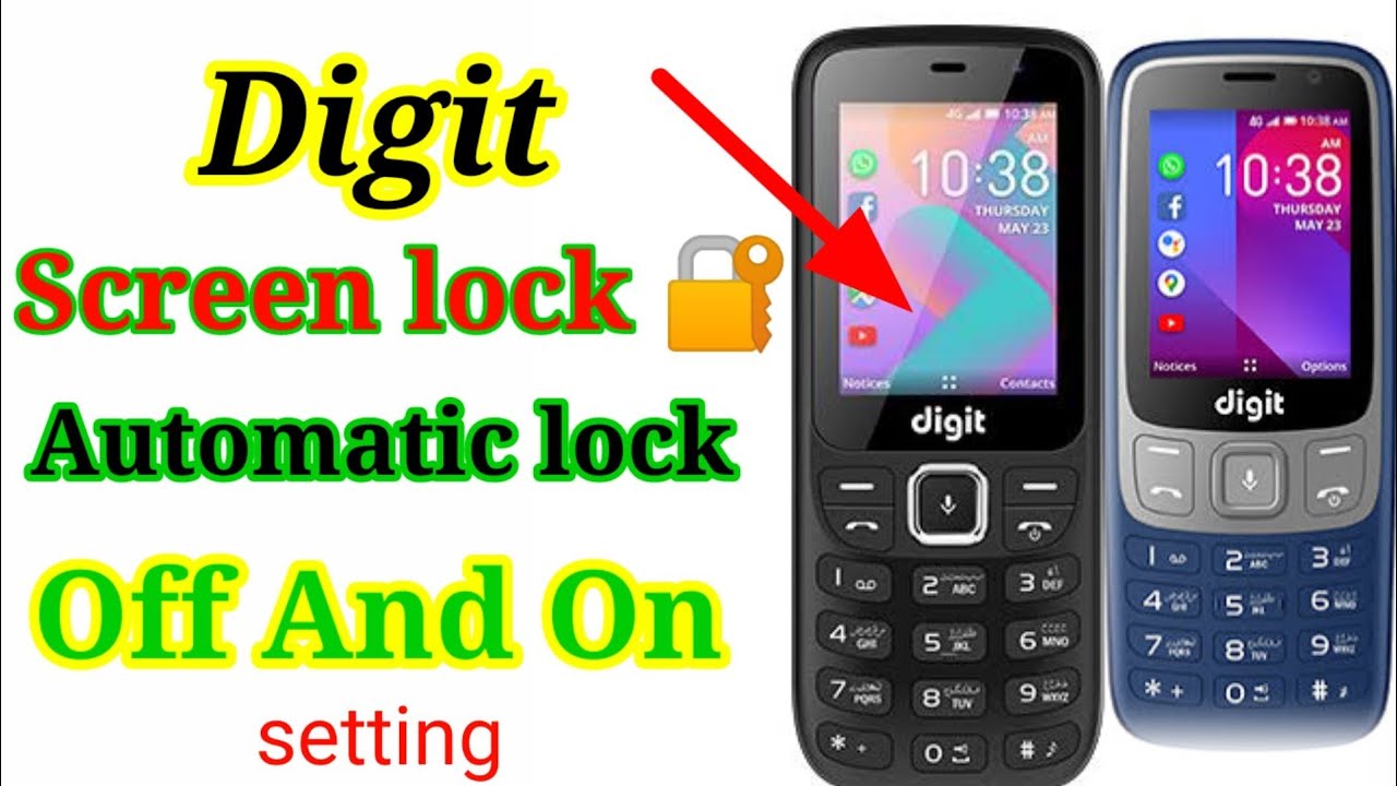 Digit Mobile Screen lock Setting/make online mobile/4g Digit Phone ...