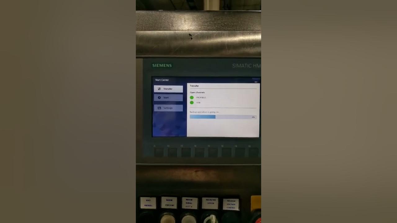 HOW TO BACKUP PROGRAM SIEMENS SIMATIC HMI KTP700 BASIC DP USING USB DRIVE - YouTube