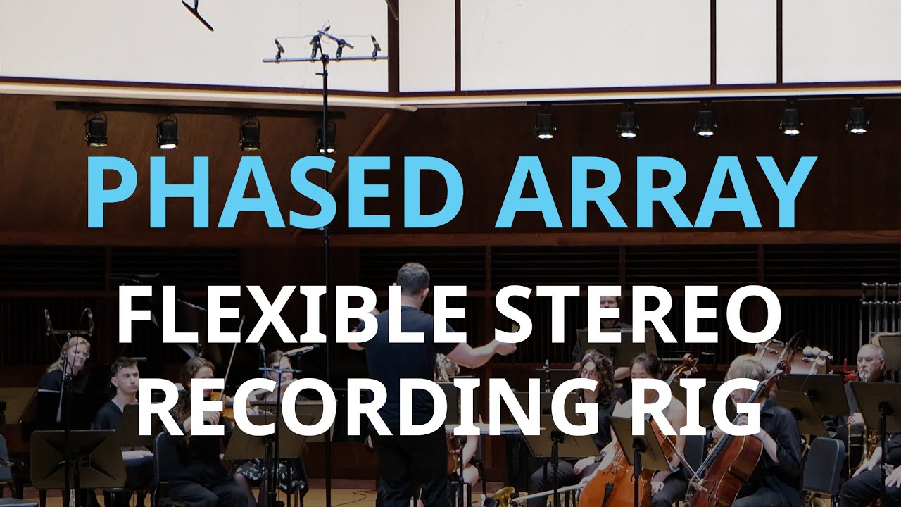 Recording a chamber orchestra using a "phased array" - YouTube