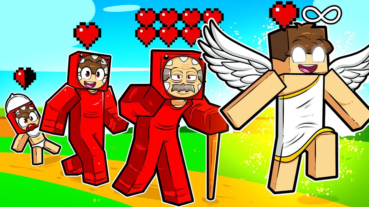 OD NARODZIN DO NIEŚMIERTELNOŚCI w Minecraft! - YouTube