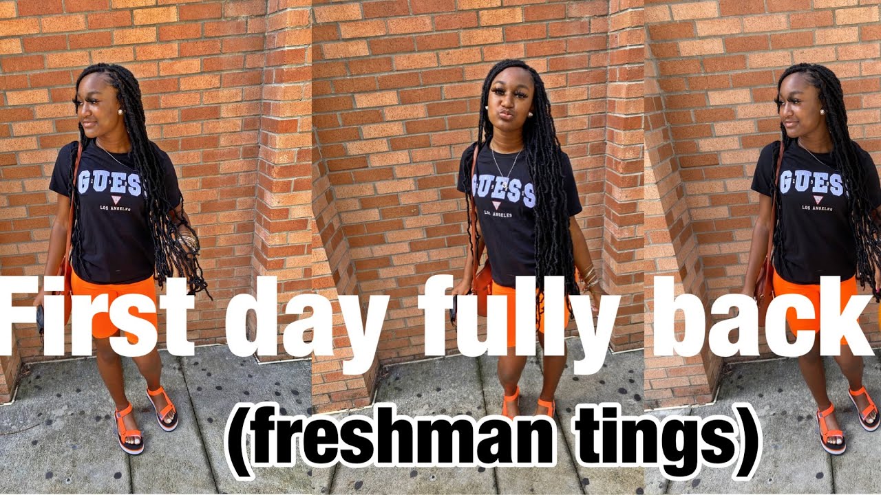First Day Fully Back 2020!! (freshman year) - YouTube