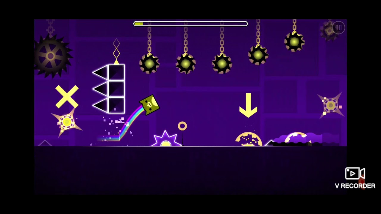geometry dash level 13 : electroman adventures - YouTube
