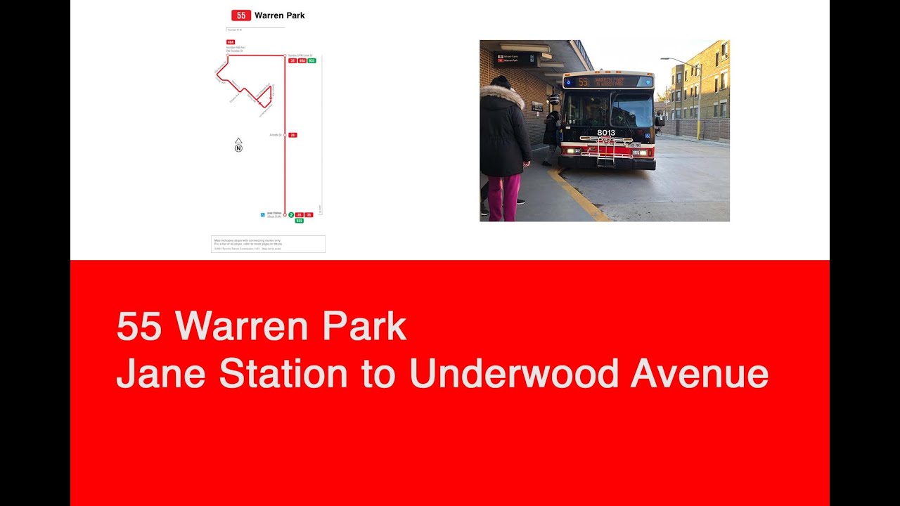 TTC 55 Warren Park (Jane Station to Underwood Avenue) | 2007 Orion VII ...