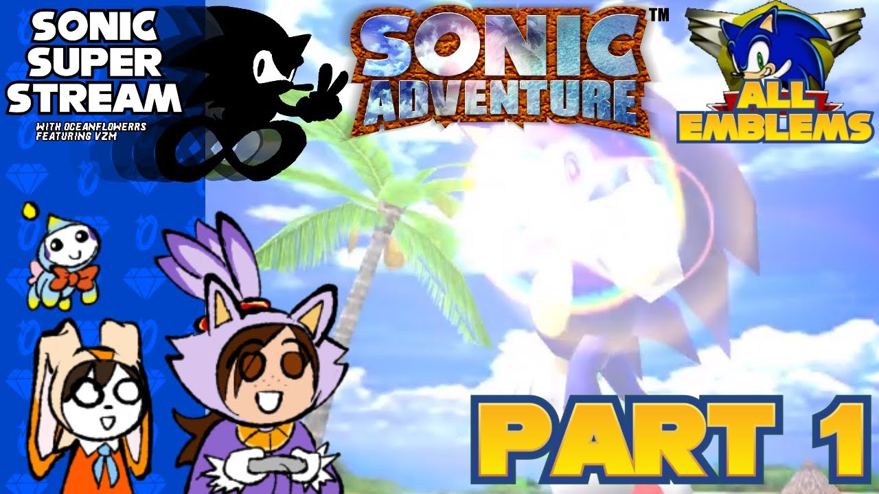 PLAYING EVERY SONIC GAME: Sonic Adventure (All Emblems) Part 1 - YouTube