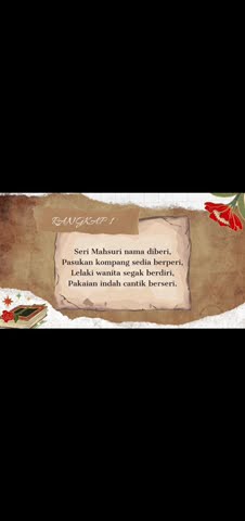SYAIR SERI MAHSURI IRAMA HIASAN RANGKAP 1 - YouTube