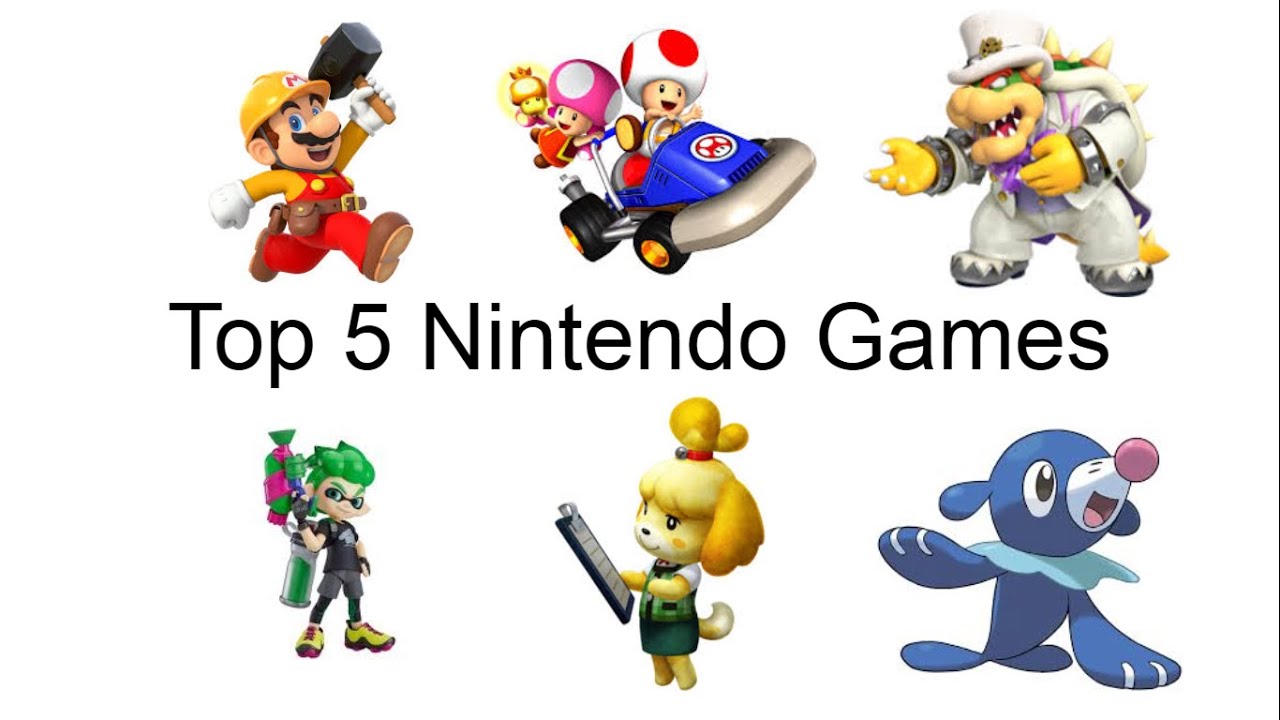 Top 5 Nintendo Games - YouTube