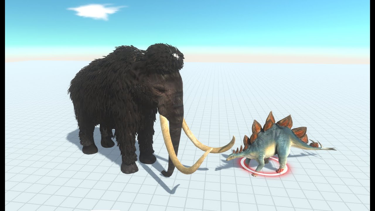[Mammoth vs Dinosaurs] Monster Simulator Doing Fight, Animal Revolt ...