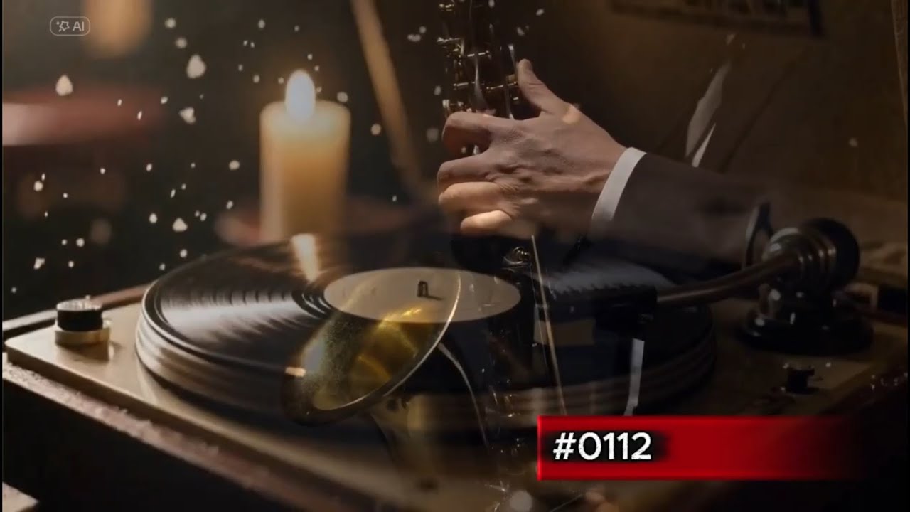 1940s Jazz Saxophone & Vinyl Ambience | 1 Hour Relaxing and Cozy ...