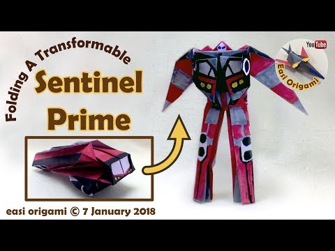 Paper Transformers, Sentinel Prime from the Movie (Transformers: Dark of the Moon)