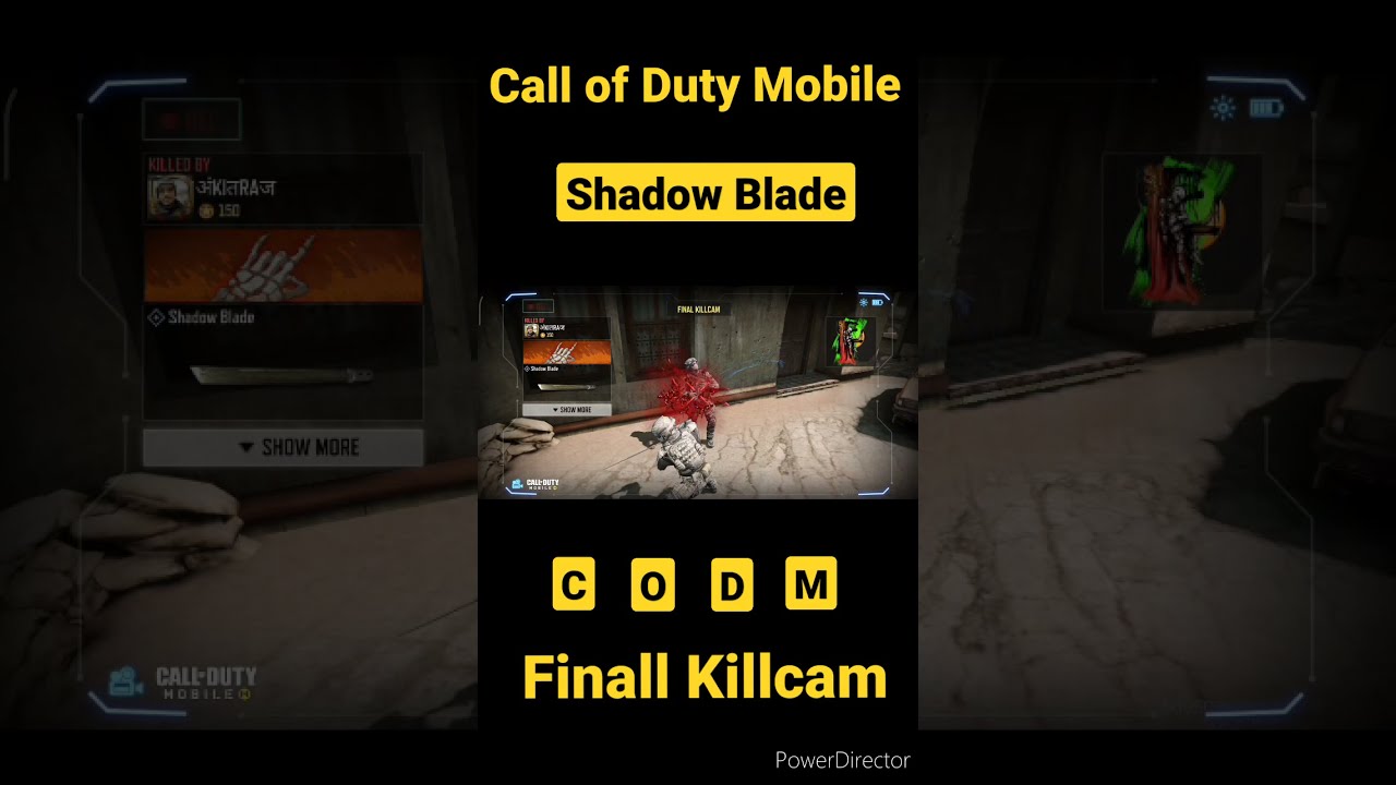Call of Duty Mobile || Final Killcam With Shadow Blade || CODM - YouTube
