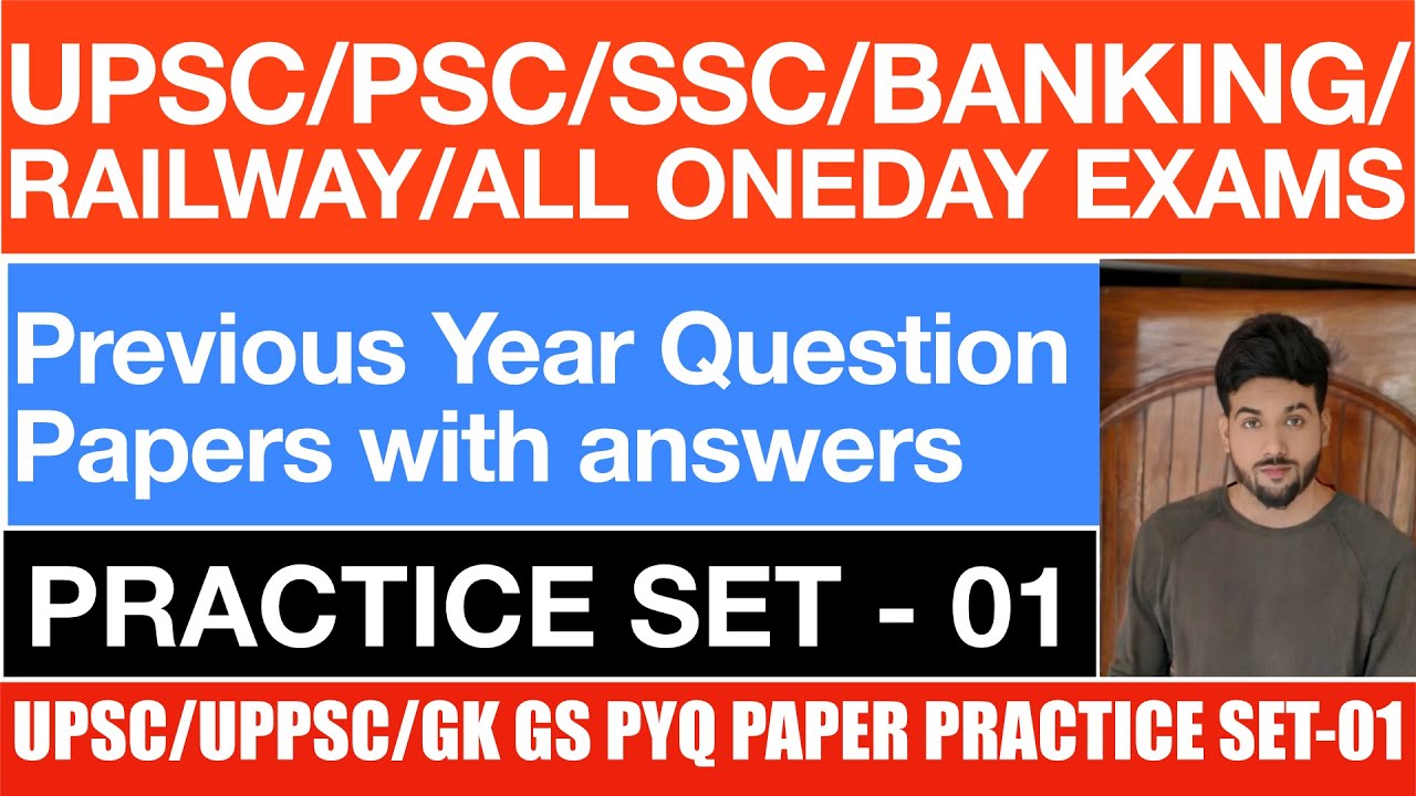 UPSC/UPPSC PYQ Practice set 01 - YouTube