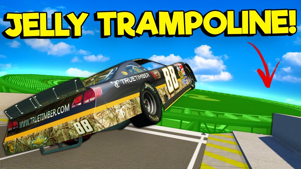 We Launched EXPENSIVE CARS with a Jelly Trampoline?! - BeamNG ...