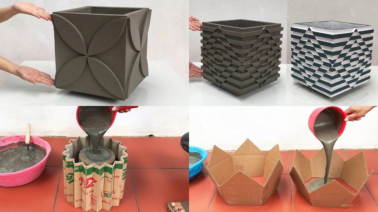 Amazing Creative Ideas From Cement For Garden Decoration Projects - YouTube