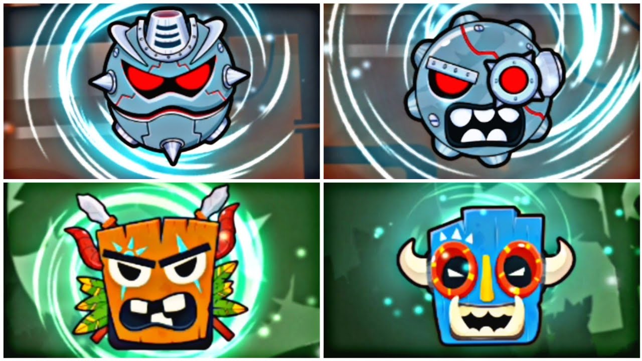 Bounce ball 4 Red Roller Ball - Fight All Bosses (All bosses Fight ...
