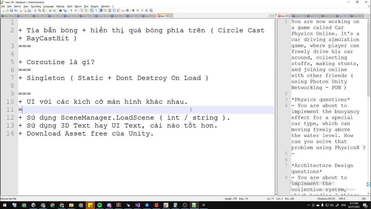 Raw : Hướng dẫn Unity ( 27/02/2022 ) part 2 - YouTube