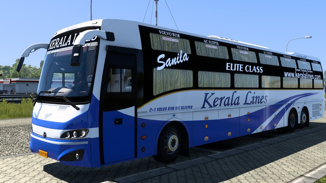 Kerala Lines | Prakash built Volvo Celeste B11R AC Sleeper | DCT garage ...
