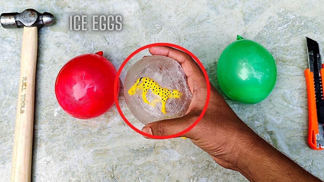 Animals ICE Balloons | ICE Balloon Surprise | Giant ICE Balloons ...