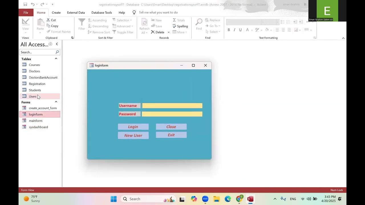 Access part 10 (check login in your login form) - YouTube