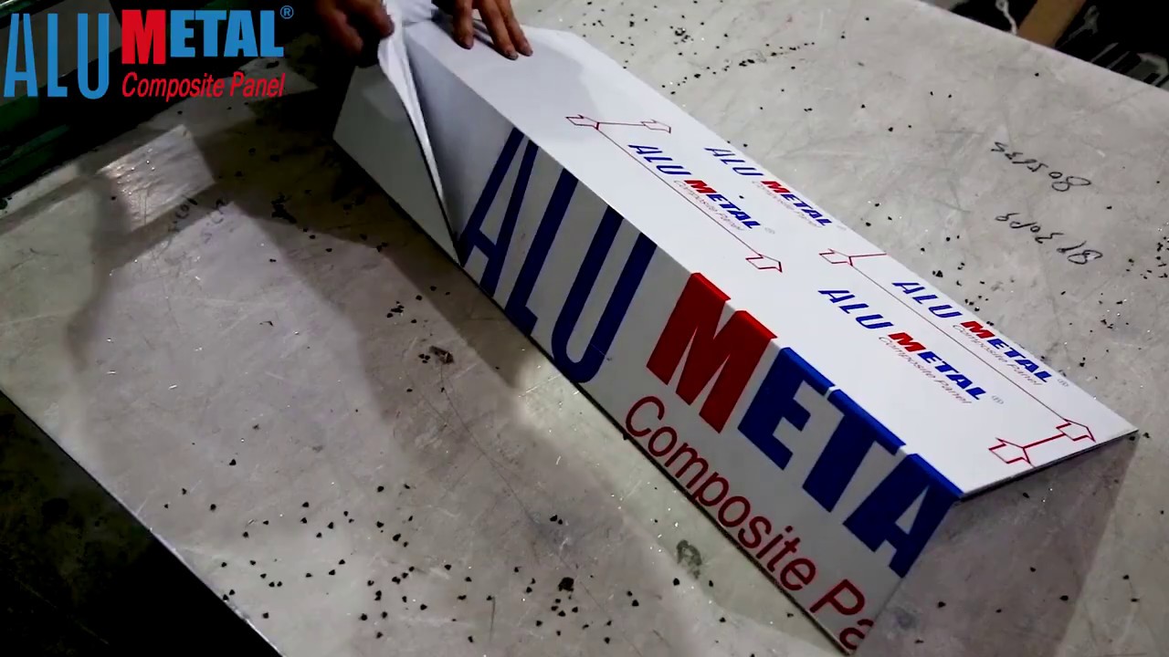 Alumetal® | ACP Grooving & Bending - YouTube