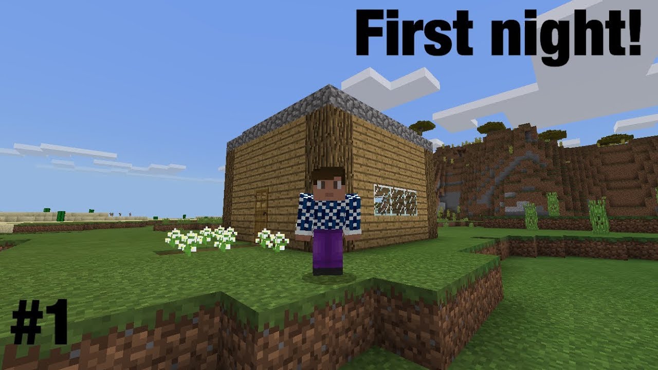 Minecraft | First Night! #1 - YouTube