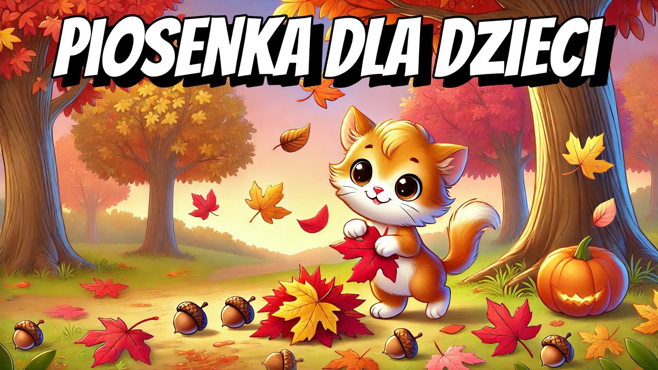KOLORY JESIENI - JESIENNA PIOSENKA DLA DZIECI - KOCIE MELODIE - YouTube ...