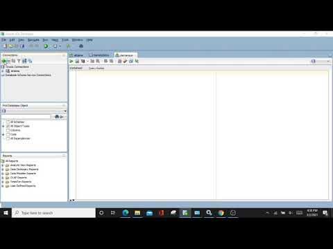 Cara membuat koneksi di Oracle sql developer - YouTube