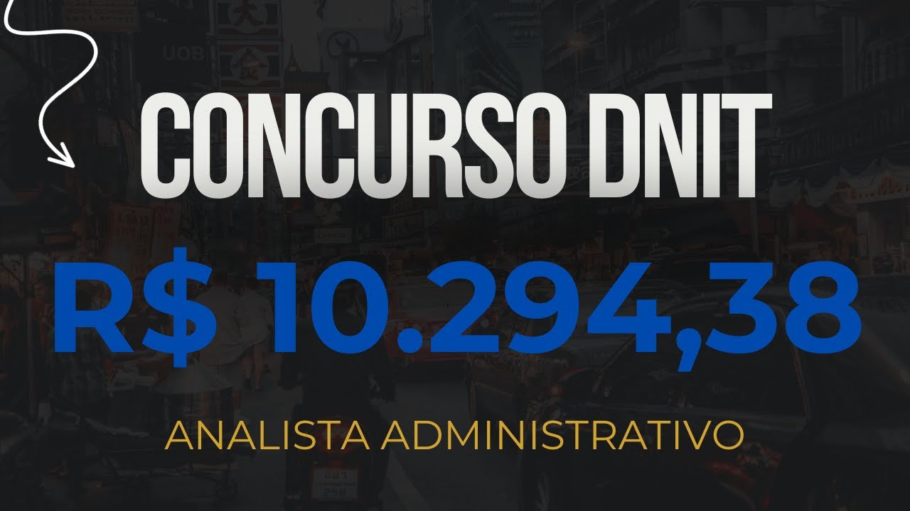 Concurso Público DNIT 2023 - Apostila ESPECÌFICA para Analista Administrativo - YouTube