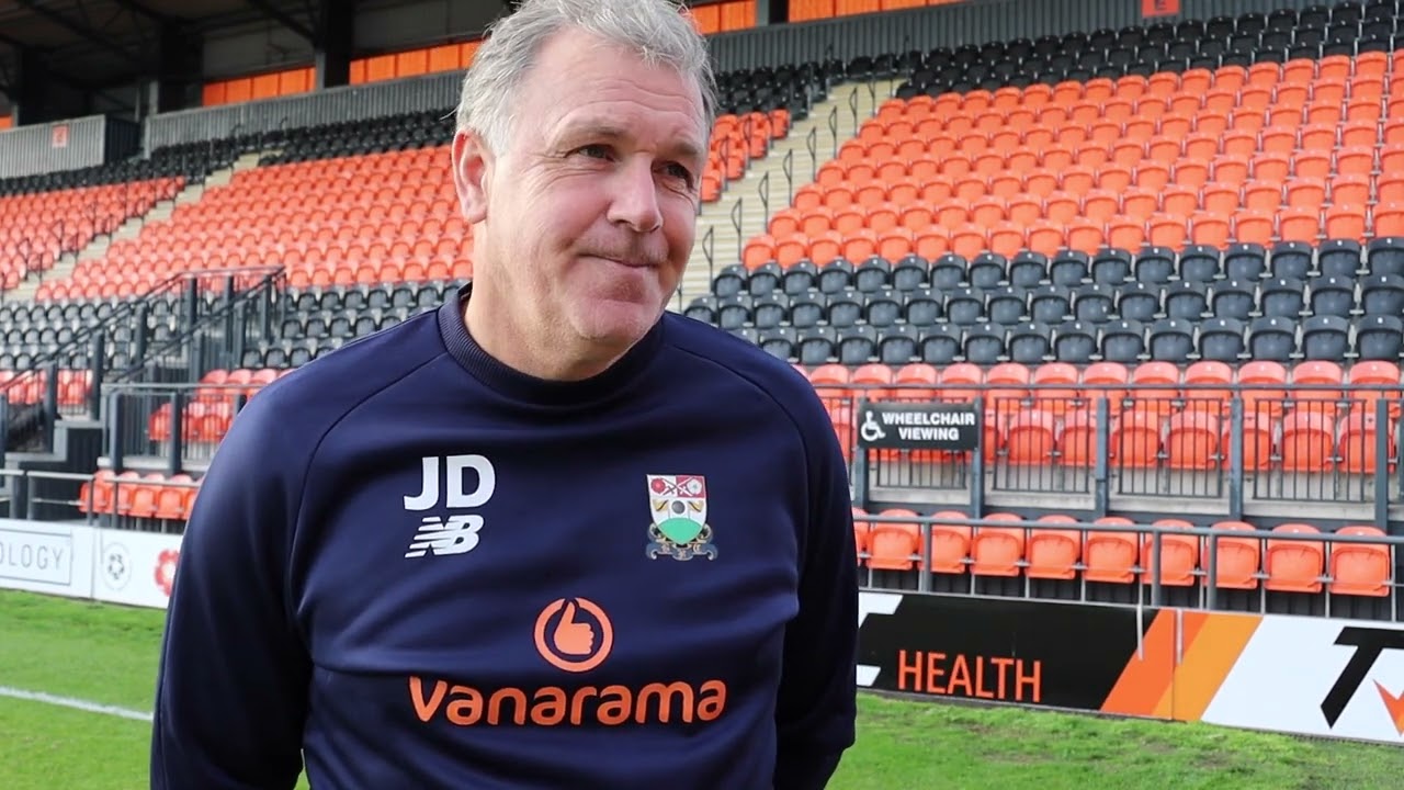 John Dreyer post-match | Weston-super-Mare - YouTube