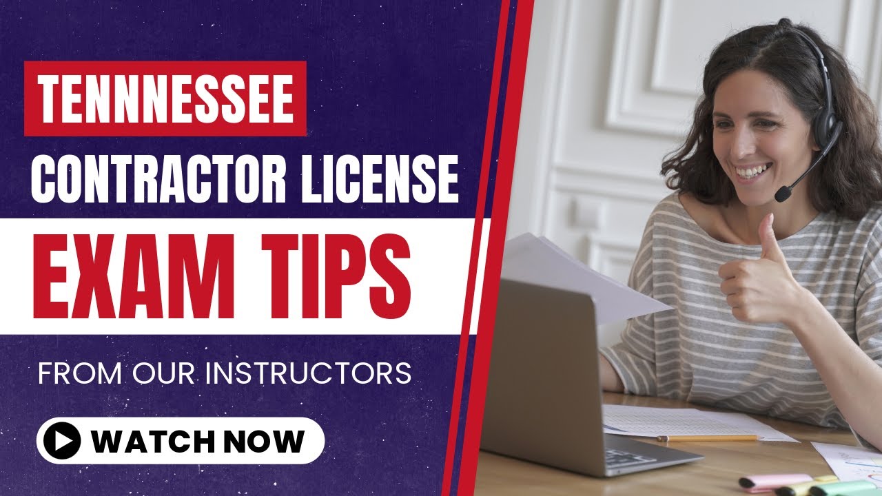 Tennessee Contractor License: Tips from our Instructor - YouTube